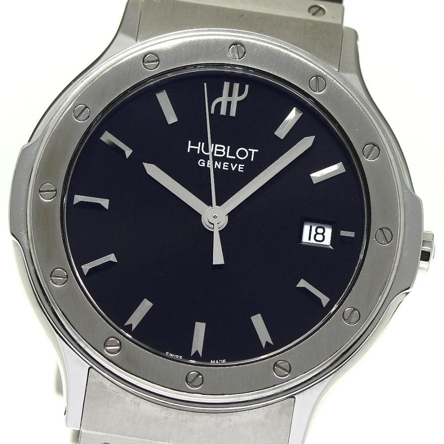 HUBLOT ウブロ 1525.1 クラシック デイト クォーツ メンズ _747013 : CLOSER Yahoo!ショップ - 通販 ...