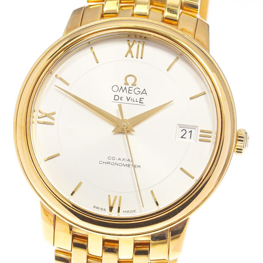 OMEGA オメガ 424.50.37.20.02.002 デビル プレステージ K18YG コーアクシャル クロノメーター 自動巻き メンズ 箱・保証書付き_747797 : CLOSER ...