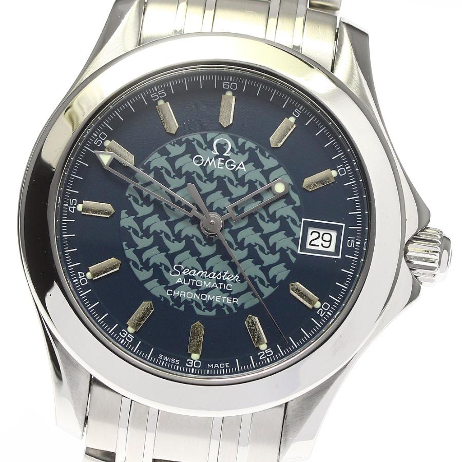 OMEGA オメガ 2500.80 シーマスター120 ジャックマイヨール デイト 自動巻き メンズ 保証書付き_747850 ...