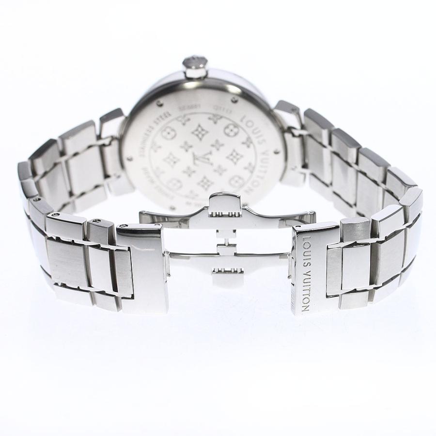 LOUIS VUITTON（ルイ・ヴィトン） LOUIS VUITTON Q1111 タンブール デイト クォーツ メンズ _748096 ...