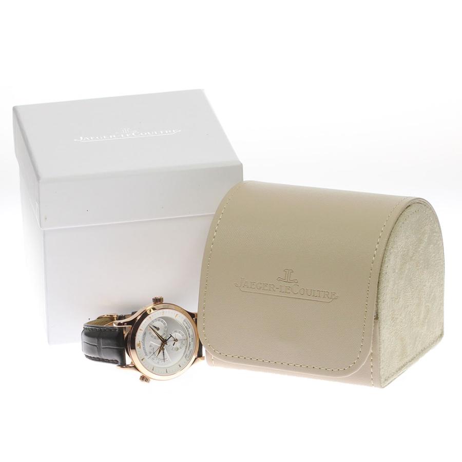 JAEGER-LECOULTRE メーカーOH済☆ジャガー・ルクルト Q1422420 マスタージオグラフィーク K18PG 自動巻き メンズ ...