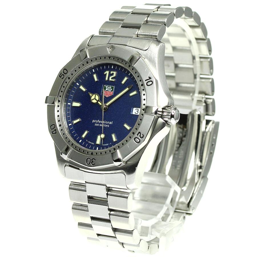 TAG HEUER タグホイヤー WK1113 プロフェッショナル200M デイト クォーツ メンズ _748290 : CLOSER ...