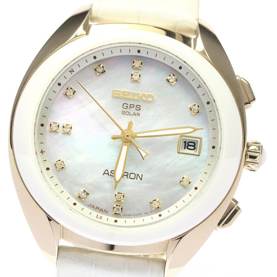 SEIKO セイコー STXD002/3X22-0AA0 アストロン GPS デイト ソーラー電波 レディース 箱・保証書付き_748303 ...