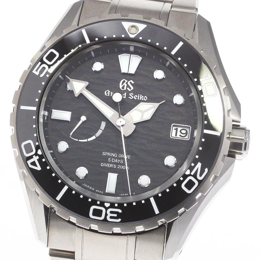 SEIKO セイコー SLGA015/9RA5-0AC0 グランドセイコー エボリューション9 スプリングドライブ メンズ 極美品 箱・保証書 ...