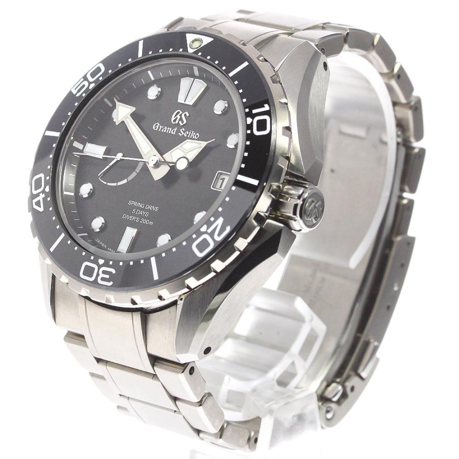 SEIKO セイコー SLGA015/9RA5-0AC0 グランドセイコー エボリューション9 スプリングドライブ メンズ 極美品 箱・保証書 ...