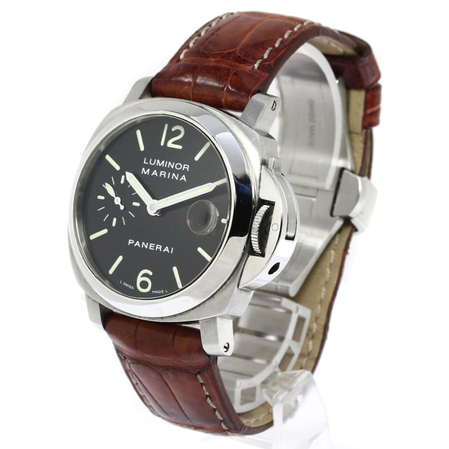 パネライ PANERAI PAM00048 ルミノール マリーナ スモールセコンド デイト 自動巻き メンズ 保証書付き_748972 : ...