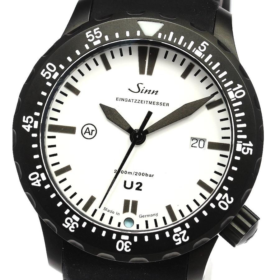 ジン Sinn U2.W U2.W EZM5 日米限定150本 自動巻き メンズ 箱・保証書付き_749006【ev10】 : 749006 ...