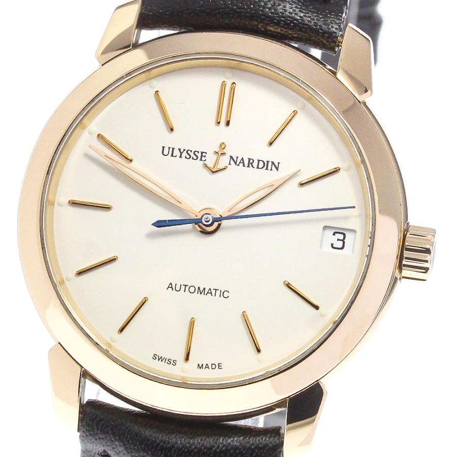 ULYSSE NARDIN ユリス・ナルダン Ulysse Nardin 8106-116 クラシコ K18PG 自動巻き レディース 美品 箱・保証書付き_749030 : CLOSER ...