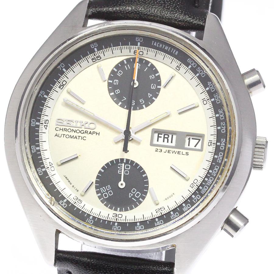 SEIKO（セイコー） SEIKO 6138-8000 クロノグラフ デイデイト Cal.6138B 自動巻き メンズ _749166 ...