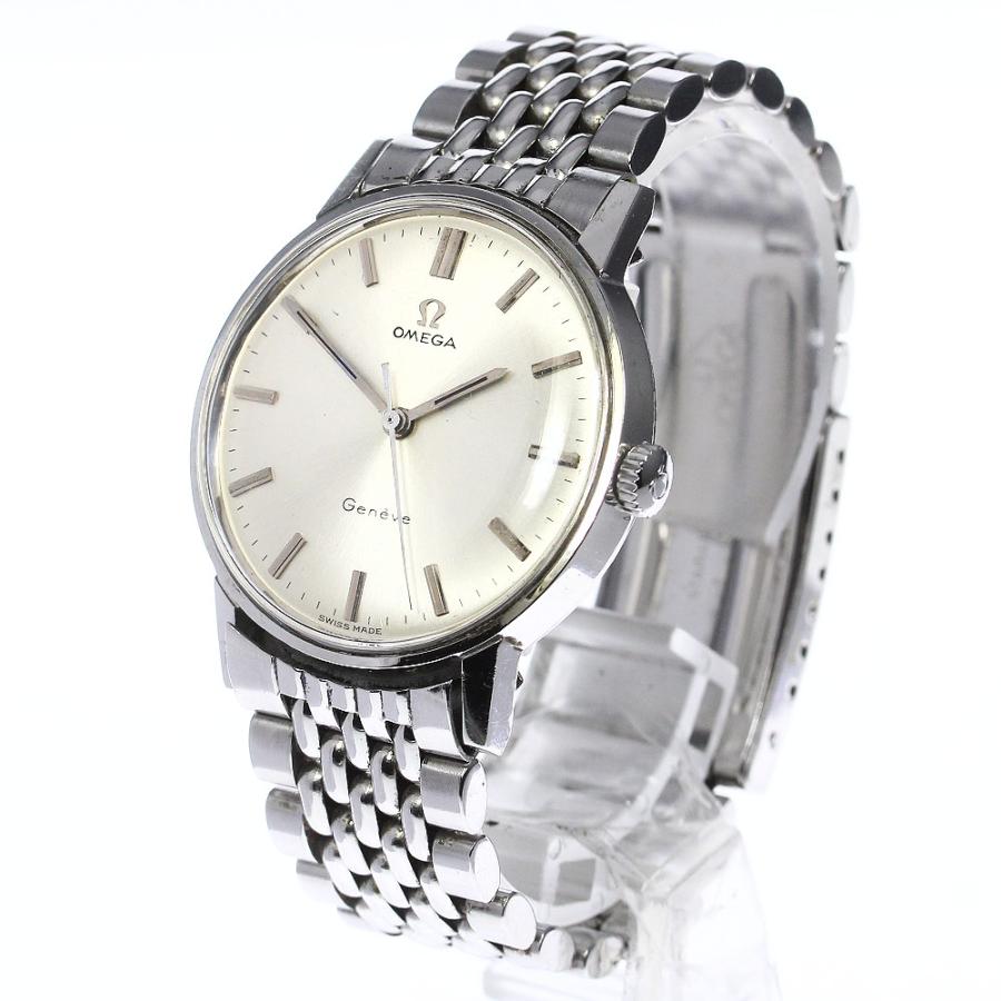 OMEGA オメガ 135.011 ジュネーブ Cal.601 ライスブレスレット 手巻き メンズ _749230 : CLOSER ...