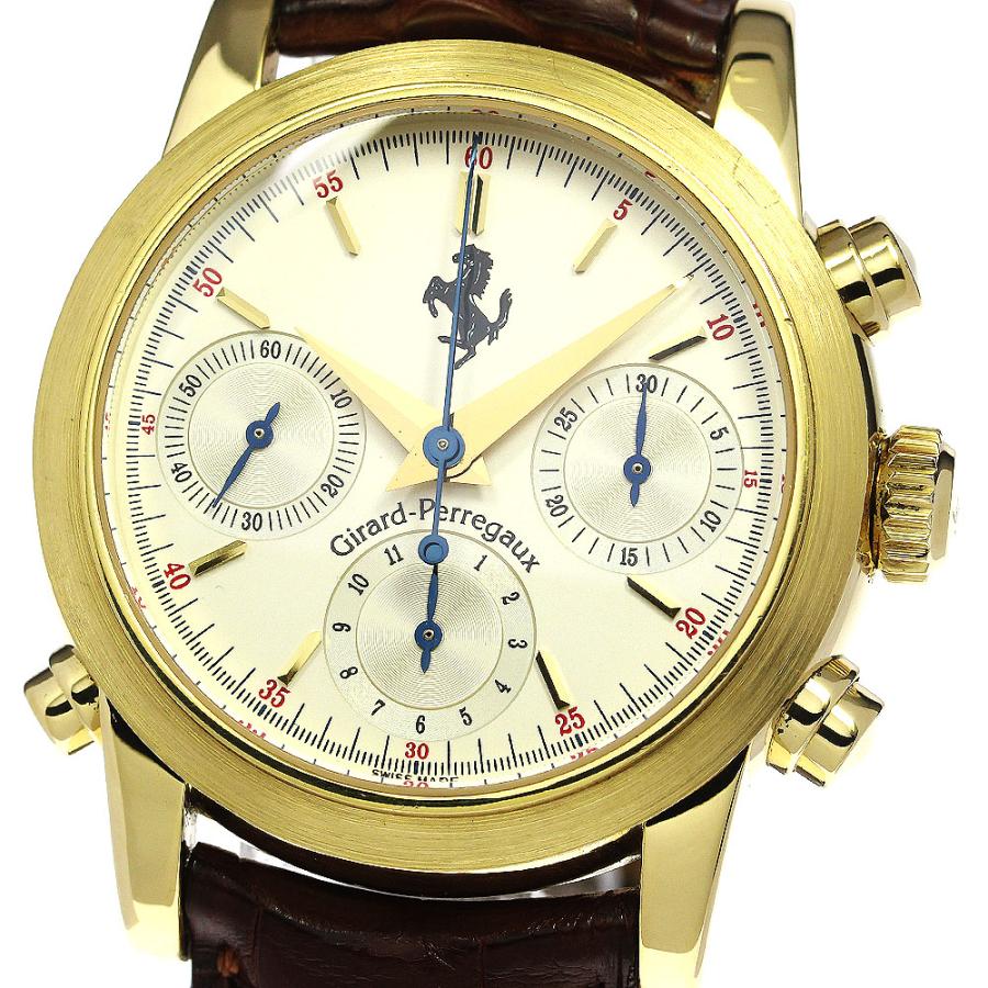 ジラール・ペルゴ GIRARD-PERREGAUX 9015 フェラーリ スプリットセコンド K18YG 自動巻き メンズ 保証書付き_749480 : CLOSER Yahoo!ショップ ...