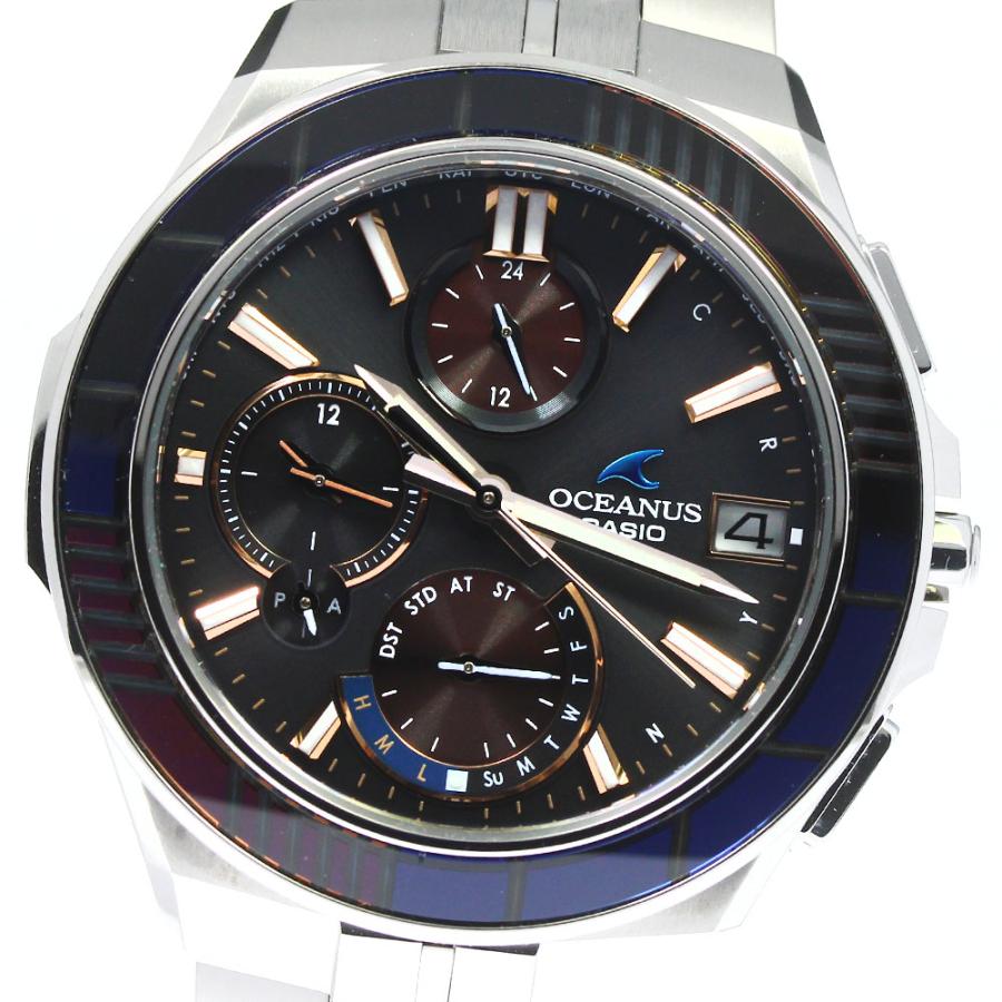 CASIO（カシオ） CASIO OCW-S5000D-1AJF オシアナス マンタ 江戸切子モデル ソーラー電波 メンズ 美品 箱・保証書 ...