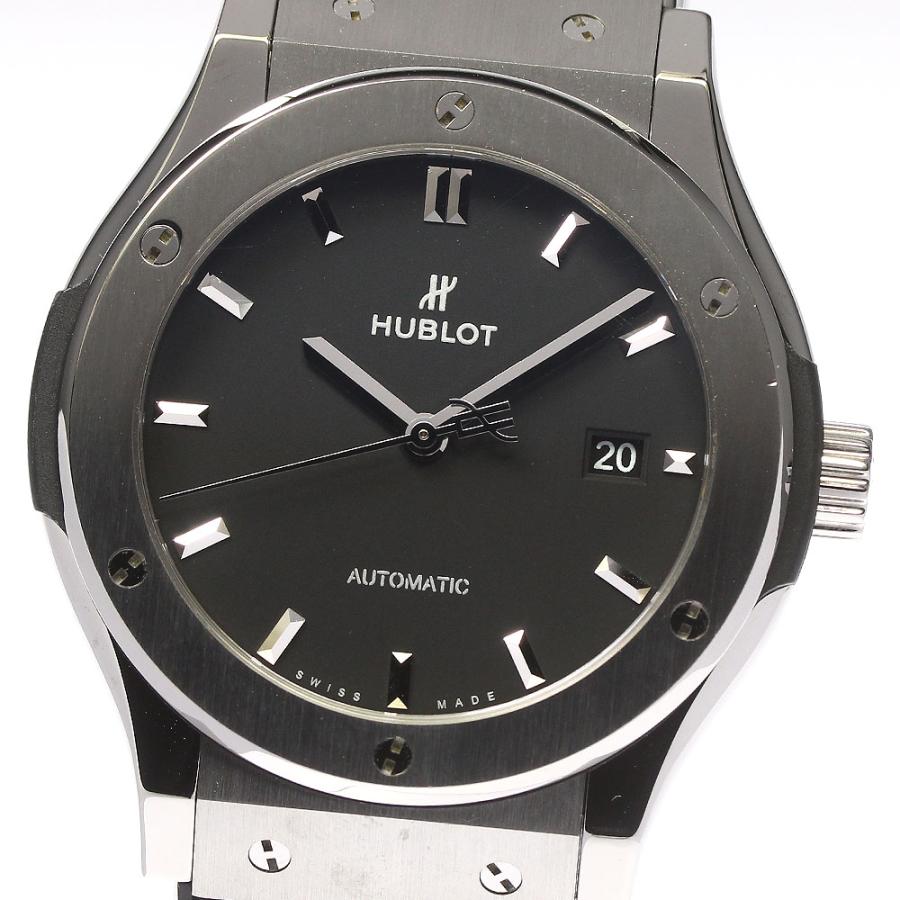 HUBLOT ウブロ 542.NX.1171.LR クラシックフュージョン チタニウム 自動巻き メンズ 保証書付き_750020 ...