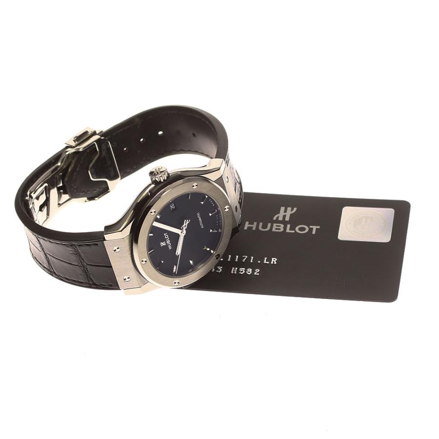 HUBLOT ウブロ 542.NX.1171.LR クラシックフュージョン チタニウム 自動巻き メンズ 保証書付き_750020 ...