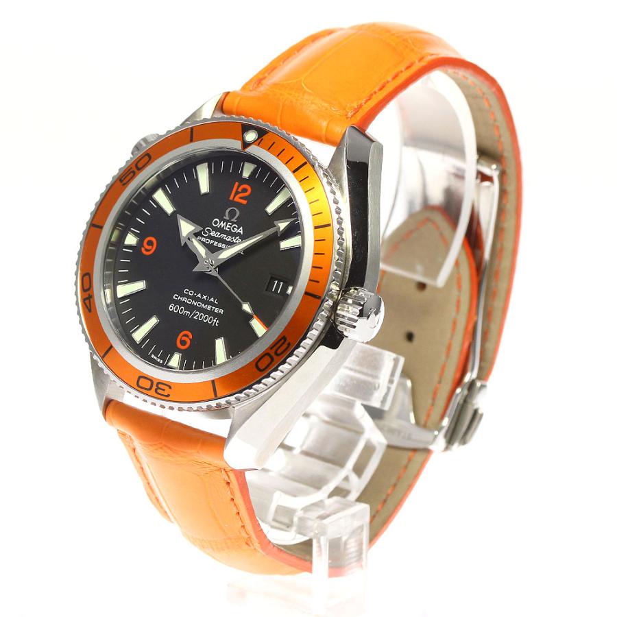 OMEGA オメガ 2909.50.38 シーマスター プラネットオーシャン コーアクシャル 自動巻き メンズ 極美品 箱・保証書付き ...