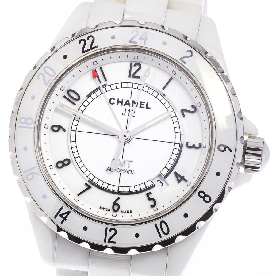 CHANEL（シャネル） CHANEL H2126 J12 GMT 白セラミック 限定2000本 自動巻き メンズ _750173 ...