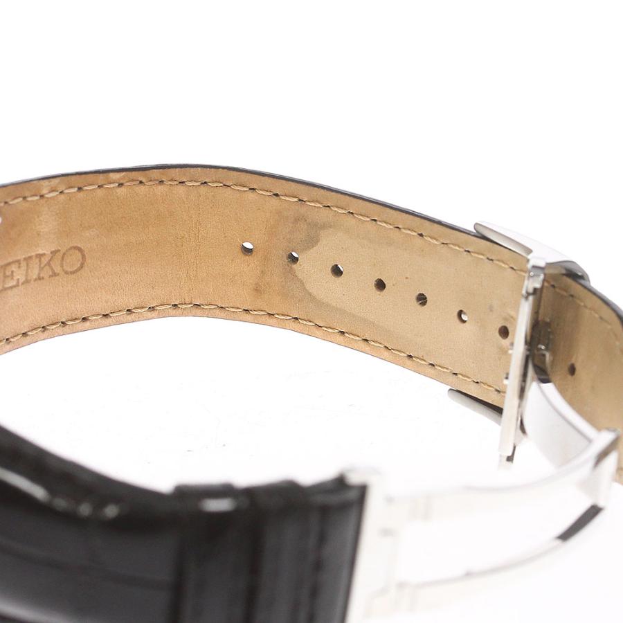 SEIKO セイコー SBLA025/5R86-0AB0 ガランテ クロノグラフ パワーリザーブ スプリングドライブ メンズ 美品 箱・保証書 ...