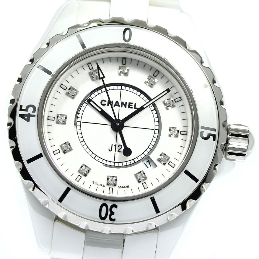 CHANEL シャネル H1628 J12 ホワイトセラミック 12Pダイヤ クォーツ レディース 保証書付き_750499 : CLOSER Yahoo!ショップ - 通販 - Yahoo ...