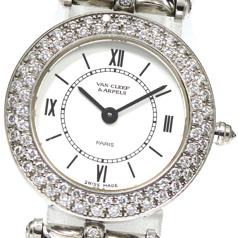 Van Cleef ＆ Arpels ヴァンクリーフ＆アーペル & クラシック K18WG ダイヤベゼル クォーツ レディース _750612 : CLOSER Yahoo!ショップ - 通販 ...