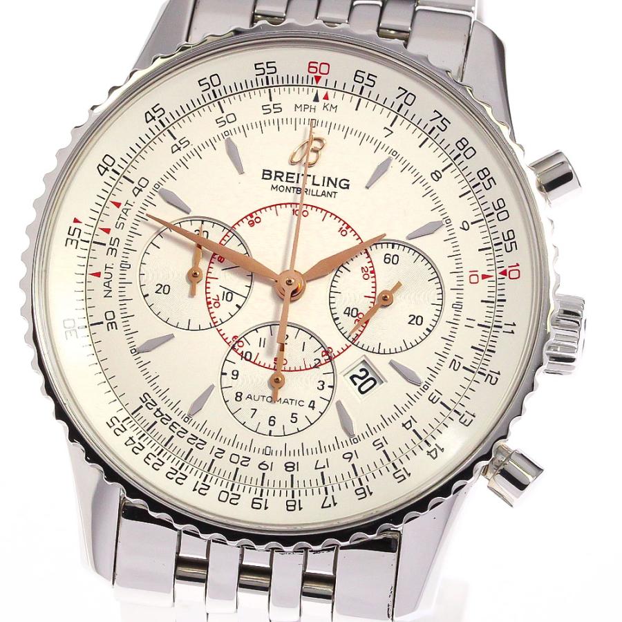 ブライトリング（BREITLING） BREITLING A41370 ナビタイマー モンブリラン クロノグラフ 自動巻き メンズ 保証書付き ...