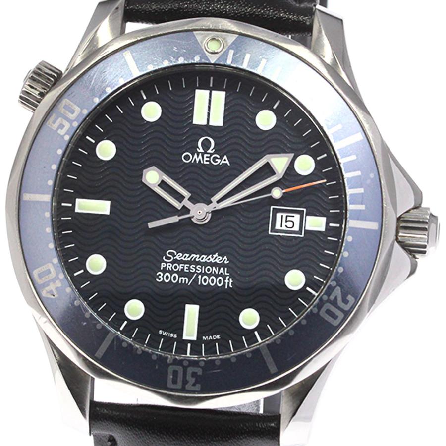 OMEGA オメガ 2541.80 シーマスター300 デイト クォーツ メンズ _751058 : CLOSER Yahoo!ショップ ...