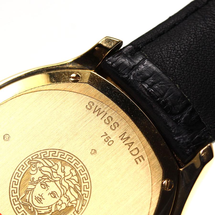 VERSACE ヴェルサーチ OLQ00 K18YG スモールセコンド クォーツ メンズ 良品 _751375 : CLOSER Yahoo!ショップ - 通販 - Yahoo!ショッピング