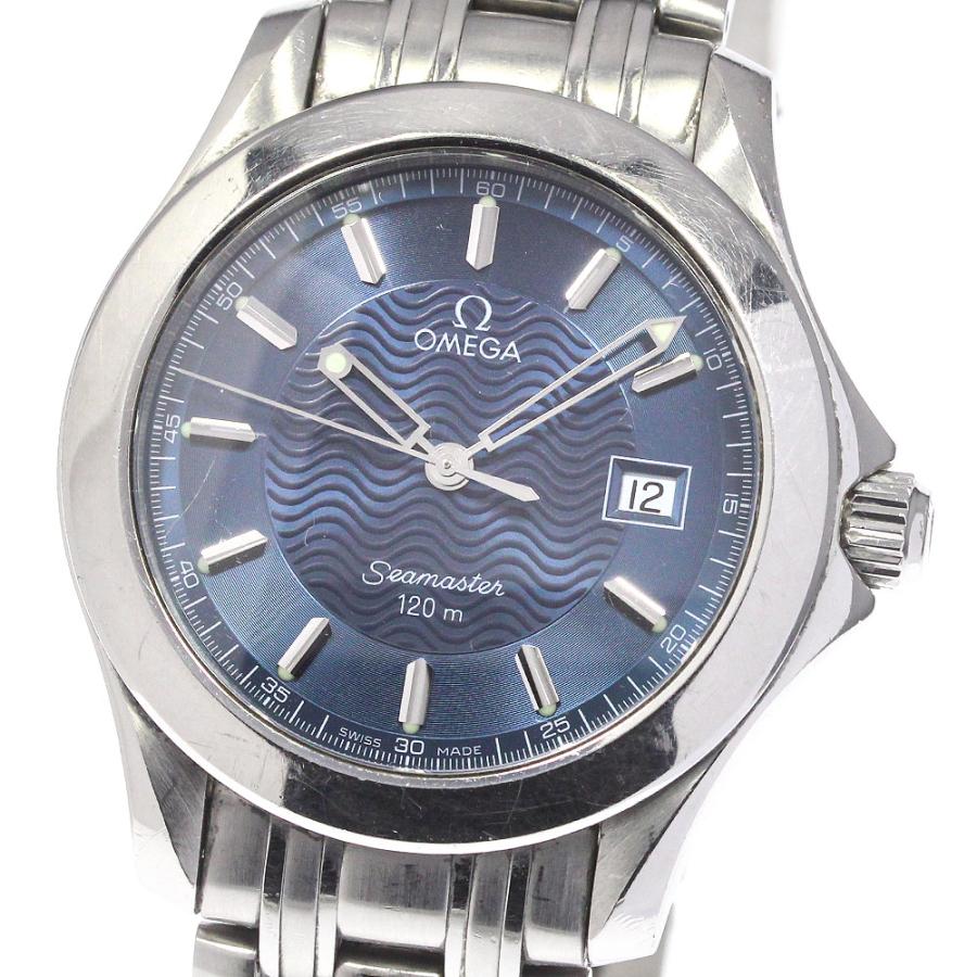OMEGA ジャンク オメガ 2511.81 シーマスター120 デイト クォーツ メンズ 保証書付き_751518 : CLOSER ...