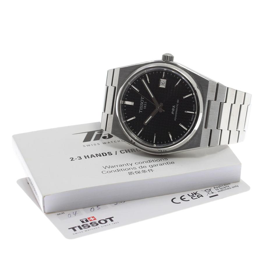 TISSOT ティソ T137407A PRX パワーマティック80 デイト 自動巻き メンズ 保証書付き_751525 : CLOSER ...