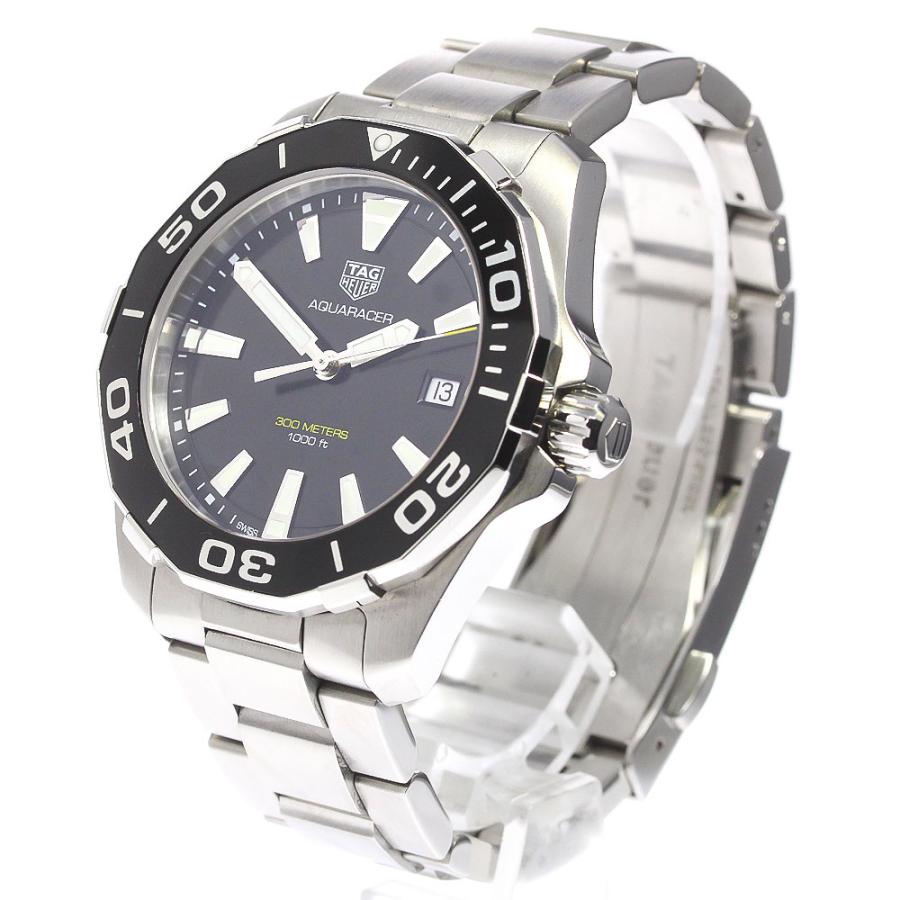 TAG HEUER タグホイヤー WAY111A.BA0928 アクアレーサー デイト クォーツ メンズ 良品 保証書付き_751669 ...