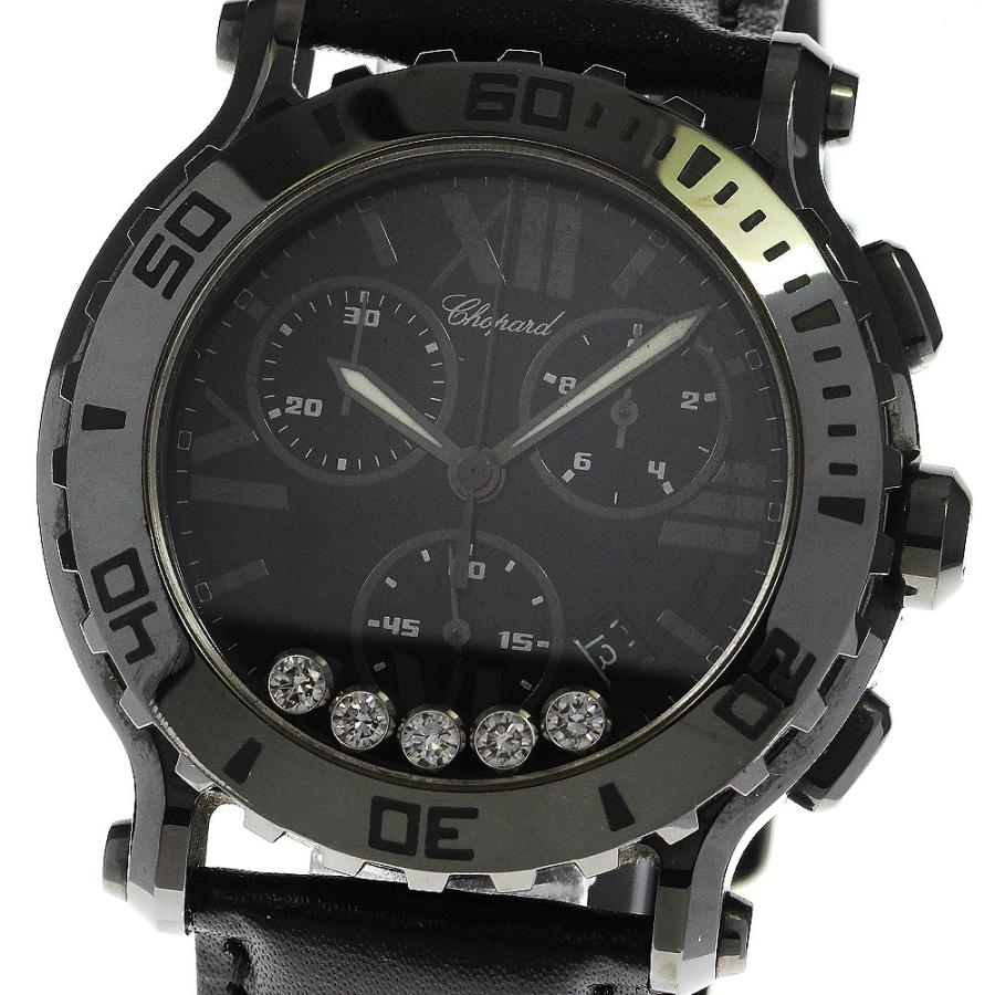 ショパール Chopard 8499 ハッピースポーツ クロノグラフ 5Pダイヤ クォーツ メンズ 良品 箱付き_751727 :751727:CLOSER Yahoo!ショップ - 通販 ...