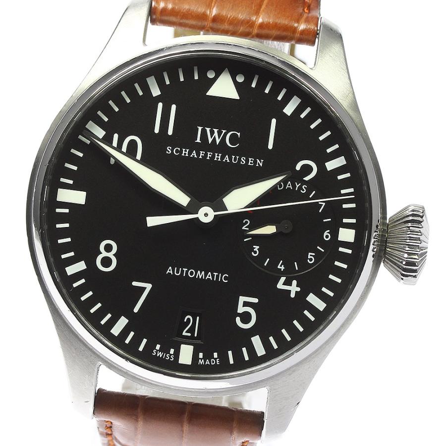 IWC SCHAFFHAUSEN IW500401 ビッグパイロットウォッチ 7デイズ 自動巻き メンズ _751735 : CLOSER ...