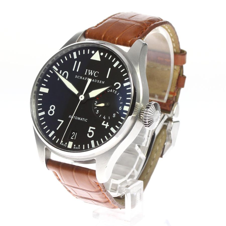 IWC SCHAFFHAUSEN IW500401 ビッグパイロットウォッチ 7デイズ 自動巻き メンズ _751735 : CLOSER ...