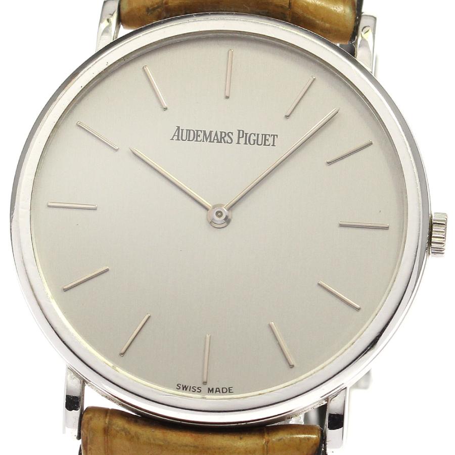 オーデマ・ピゲ AUDEMARS PIGUET BC4791/002 エクストラ フラット K18WG cal.2080 手巻き メンズ 保証書付き_752341 : 752341 ...