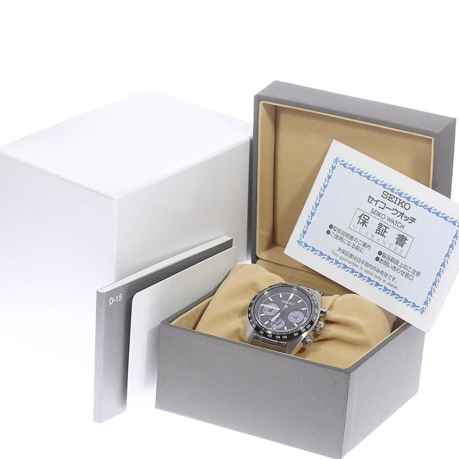 SEIKO セイコー SBDL091 プロスペックス スピードタイマー クロノグラフ ソーラー メンズ 美品 箱・保証書付き_752358 ...