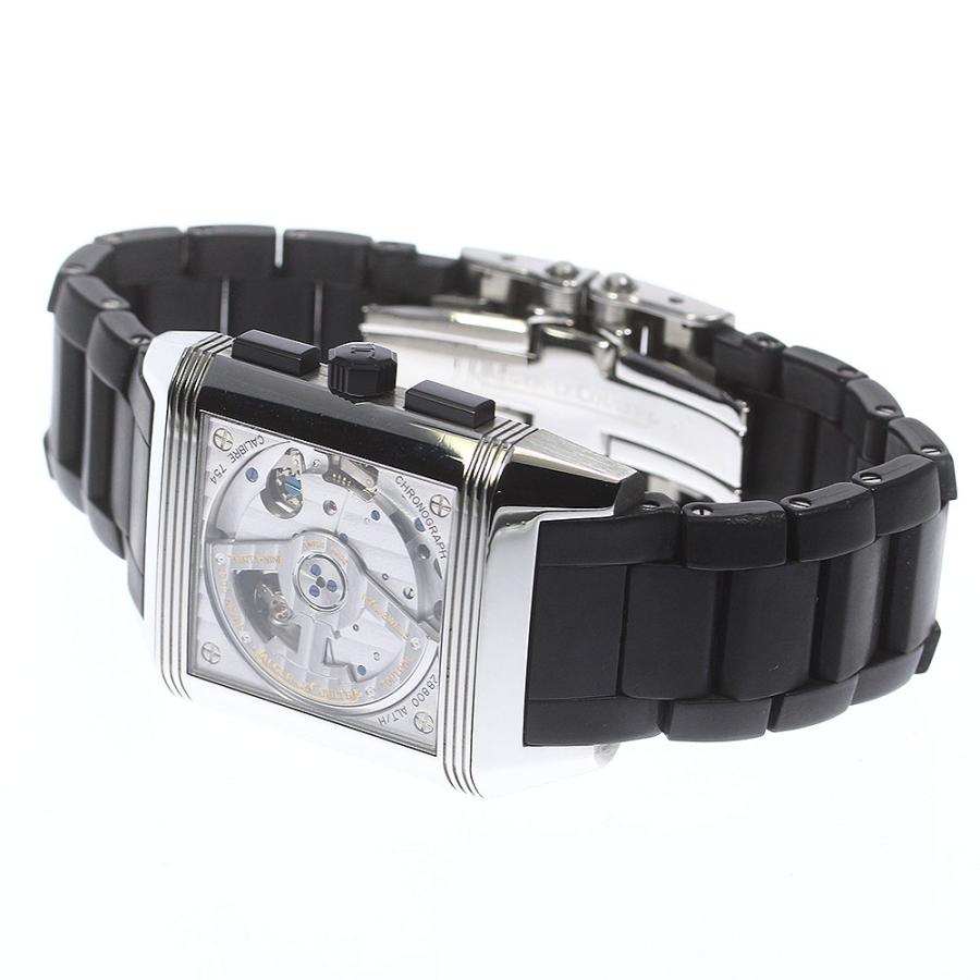 JAEGER-LECOULTRE ジャガー・ルクルト 230.8.45 レベルソ スクアドラ クロノグラフ 自動巻き メンズ 良品 箱付き ...