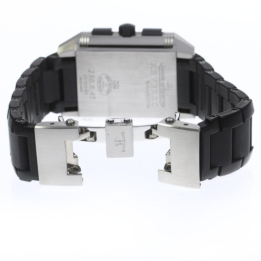 JAEGER-LECOULTRE ジャガー・ルクルト 230.8.45 レベルソ スクアドラ クロノグラフ 自動巻き メンズ 良品 箱付き ...