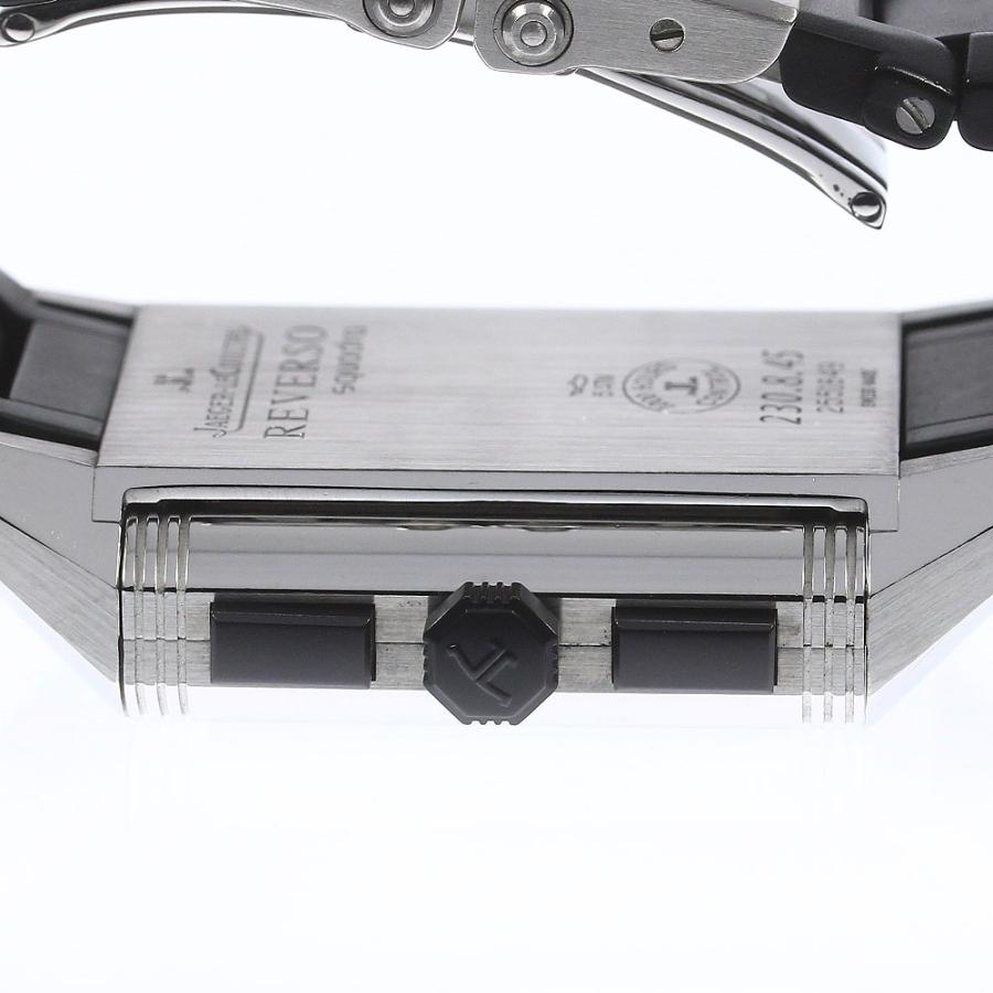 JAEGER-LECOULTRE ジャガー・ルクルト 230.8.45 レベルソ スクアドラ クロノグラフ 自動巻き メンズ 良品 箱付き ...