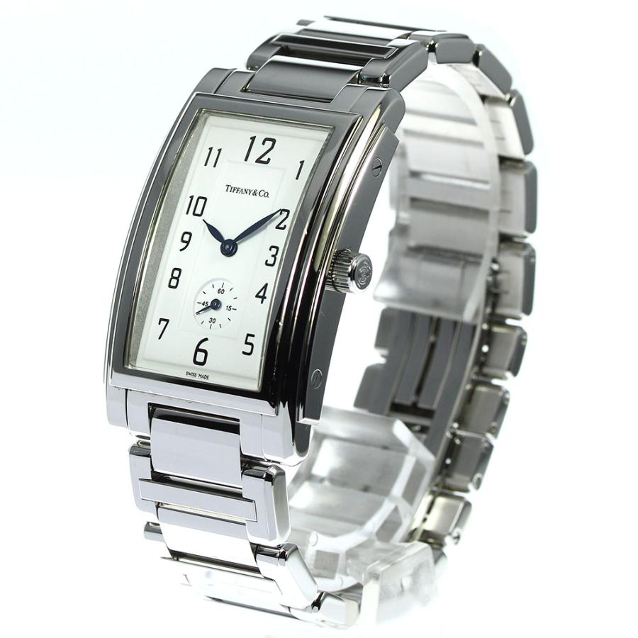 ティファニー TIFFANY&Co. グランド レクタンギュラー スモールセコンド クォーツ メンズ 良品 _752578 :752578 ...