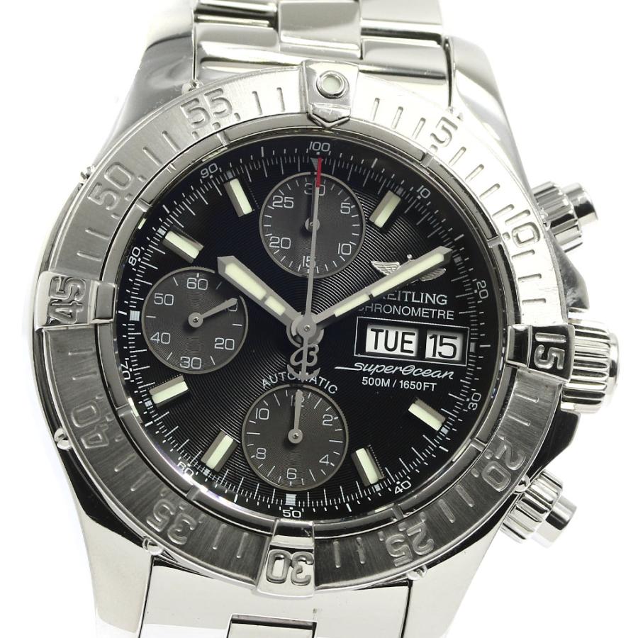 ブライトリング BREITLING A13340 スーパーオーシャン クロノグラフ デイデイト 自動巻き メンズ _752799 ...
