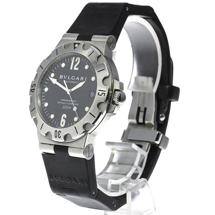 BVLGARI 訳あり ブルガリ SD38S ディアゴノ スクーバ デイト 自動巻き メンズ _752848 : CLOSER Yahoo ...