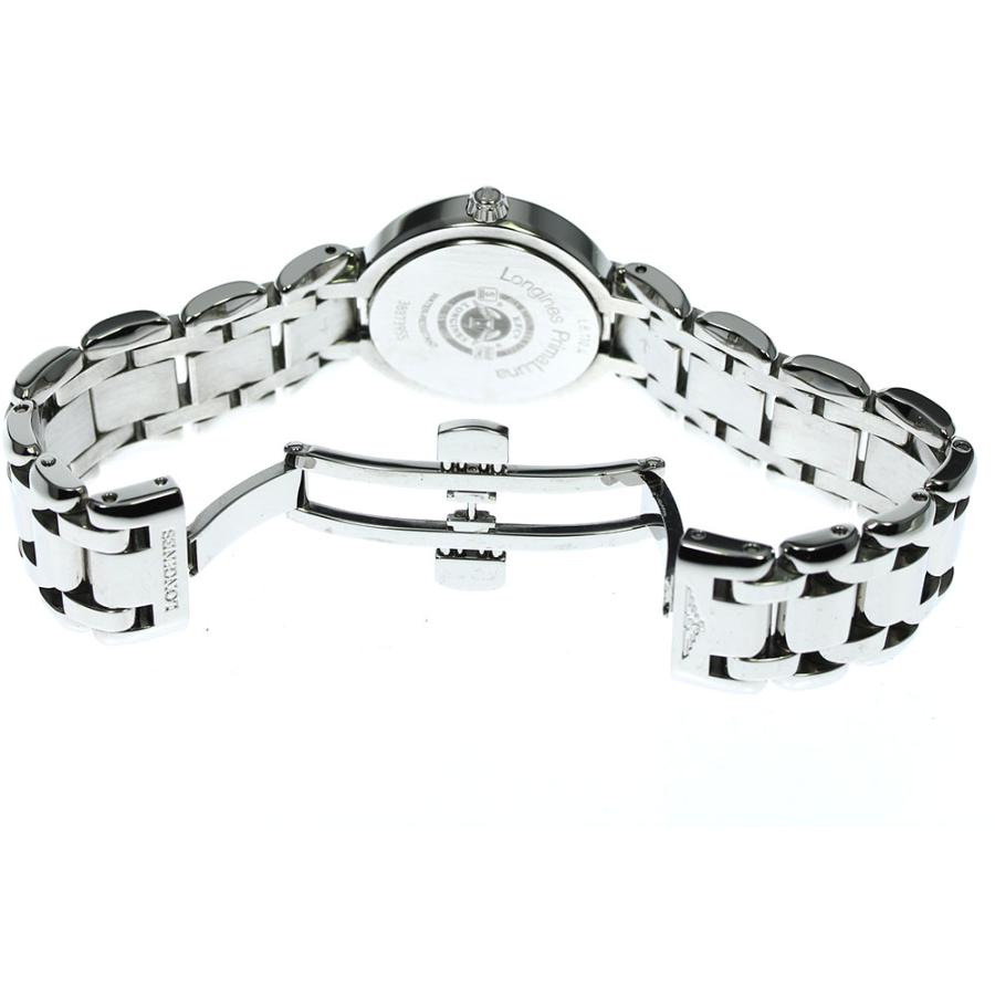 LONGINES ロンジン L8.110.4 プリマルナ 11Pダイヤモンド デイト クォーツ レディース 良品 _752914 ...