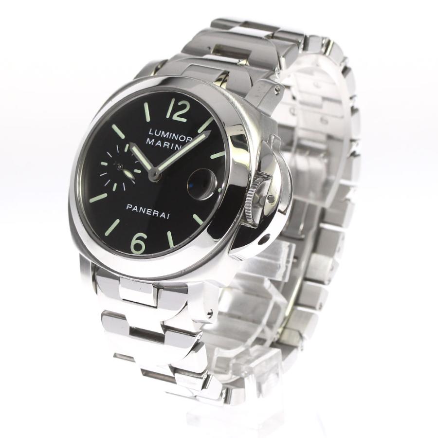 パネライ PANERAI PAM00050 ルミノールマリーナ スモールセコンド デイト 自動巻き メンズ 良品 箱付き_753064 : ...