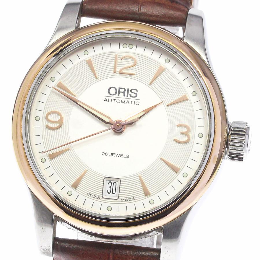 ORIS オリス 7578 クラシック デイト 自動巻き メンズ _753113 : CLOSER Yahoo!ショップ - 通販 - Yahoo!ショッピング