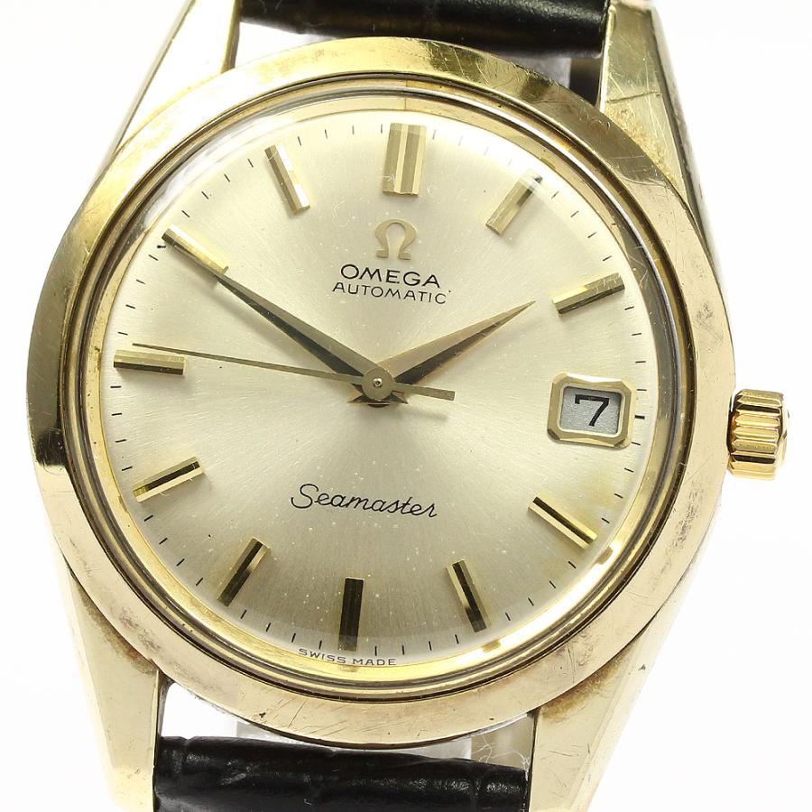 OMEGA オメガ 166.010-67 シーマスター Cal.565 デイト 自動巻き メンズ _753118 : CLOSER Yahoo ...