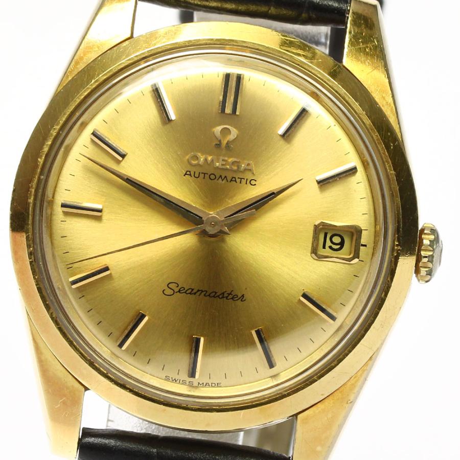 OMEGA オメガ 166.010-64 シーマスター K18YG ヴィンテージ Cal.562 自動巻き メンズ _753119 ...