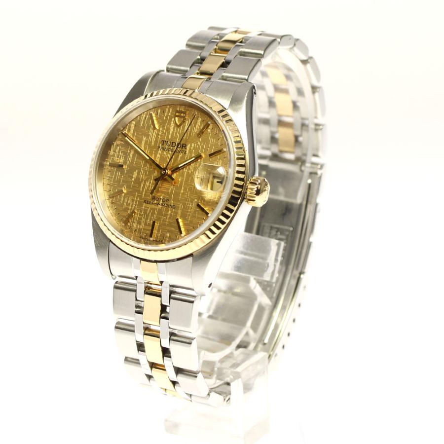 TUDOR チュードル 72033 プリンスデイト YGコンビ Cal.2824-2 自動巻き ボーイズ 良品 _753535 : CLOSER Yahoo!ショップ - 通販 - Yahoo ...