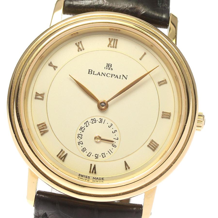 BLANCPAIN ブランパン Blancpain K18PG デイト 自動巻き メンズ _753598【中古】 : CLOSER Yahoo!ショップ - 通販 - Yahoo!ショッピング