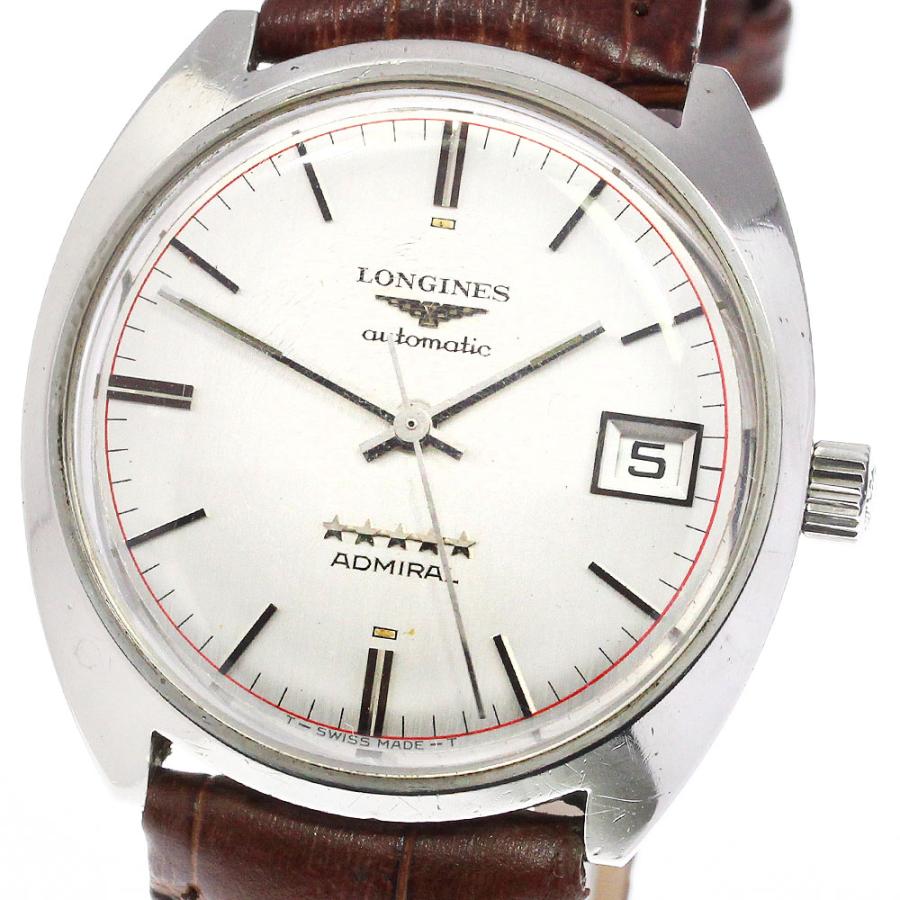 LONGINES ロンジン アドミラル 5スター デイト 自動巻き メンズ _753705 : CLOSER Yahoo!ショップ - 通販 - Yahoo!ショッピング