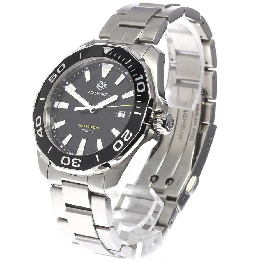 TAG HEUER（タグ・ホイヤー） TAG HEUER WAY101A アクアレーサー デイト クォーツ メンズ 箱・保証書付き ...
