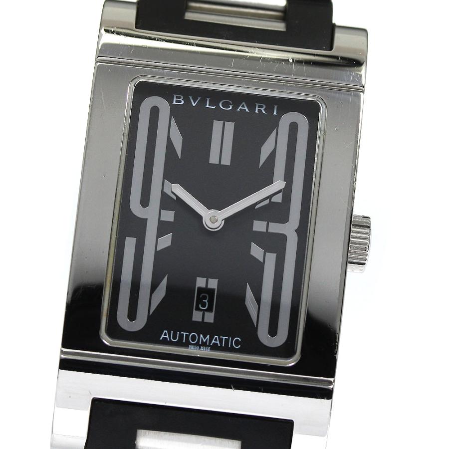 BVLGARI（ブルガリ） BVLGARI RT45S レッタンゴロ デイト 自動巻き メンズ _754387 : CLOSER Yahoo ...